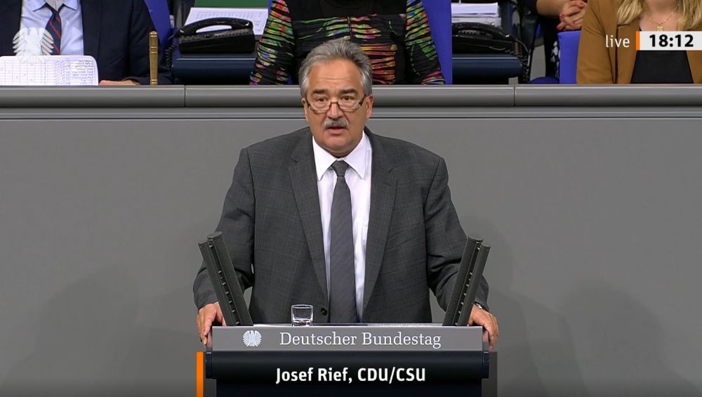 Reden – Josef Rief MdB
