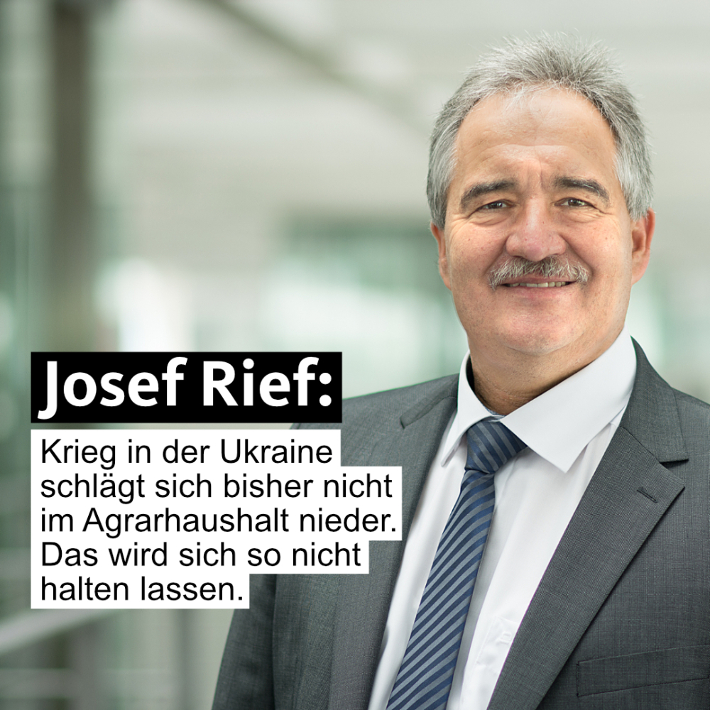 Josef Rief MdB – Bundestagsabgeordneter für den Wahlkreis Biberach